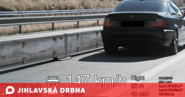 Řidič v BMW jel na D1 v opravovaném úseku rychlostí 150km/h. Hrozí mu ...