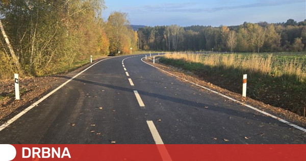 Modernizovaný úsek silnice z Ledče nad Sázavou k dálnici D1 se po ...