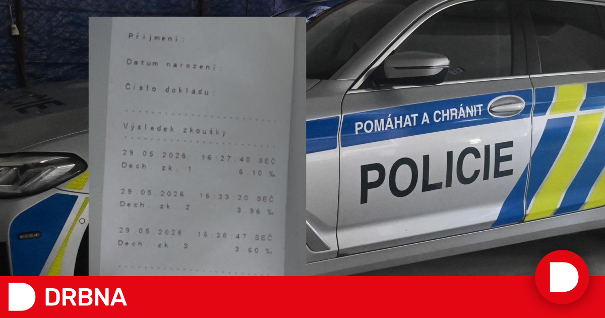 Řidiči osobních aut kličkovali po dálnici D1. Dechová zkouška vykázala ...